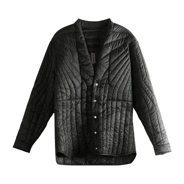 Rick Owens Long-sleeve Quilted Liner Jacket