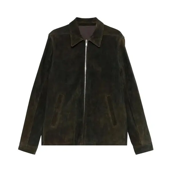 Rick Owens Suede Brad Jacket