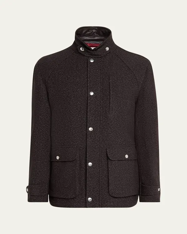 Brunello Cucinelli Cashmere-blend Full-zip Jacket
