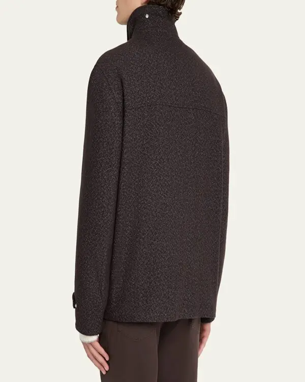 Brunello Cucinelli Cashmere-blend Full-zip Jacket