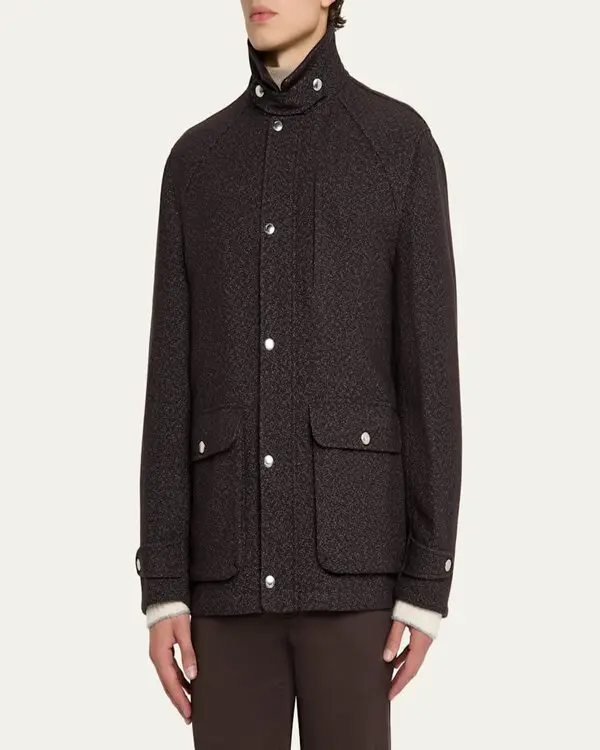 Brunello Cucinelli Cashmere-blend Full-zip Jacket