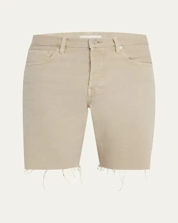 FRAME Relaxed Raw Hem Shorts