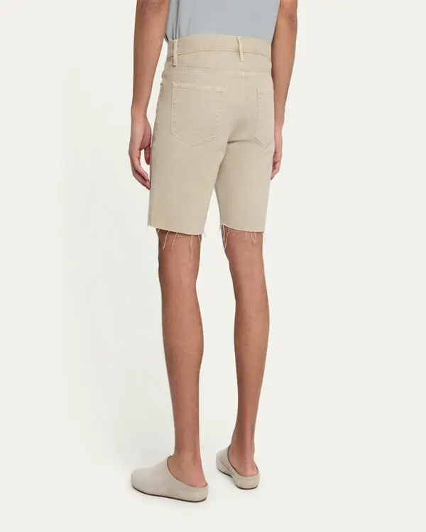 FRAME Relaxed Raw Hem Shorts