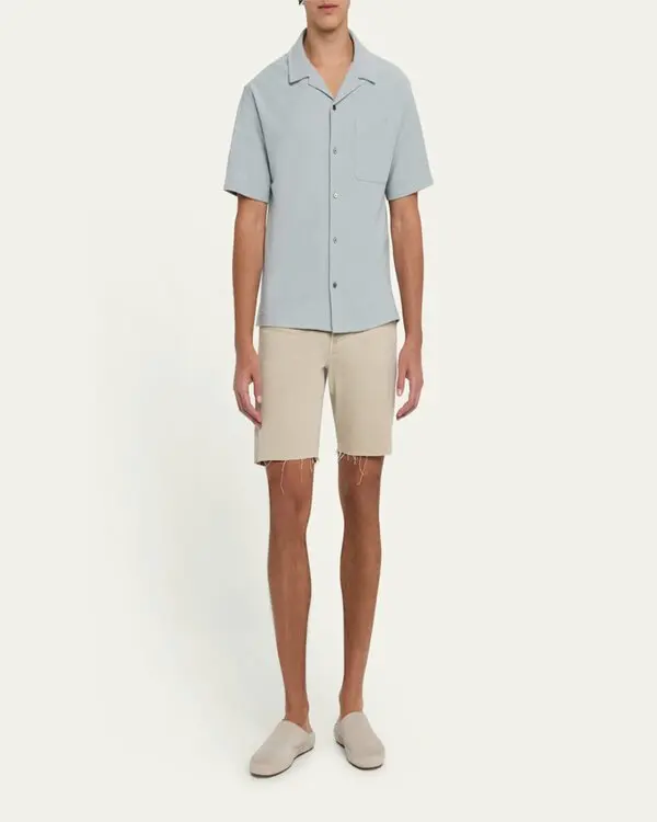 FRAME Relaxed Raw Hem Shorts