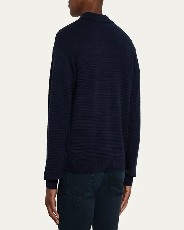 FRAME Knit Johnny Collar Sweater