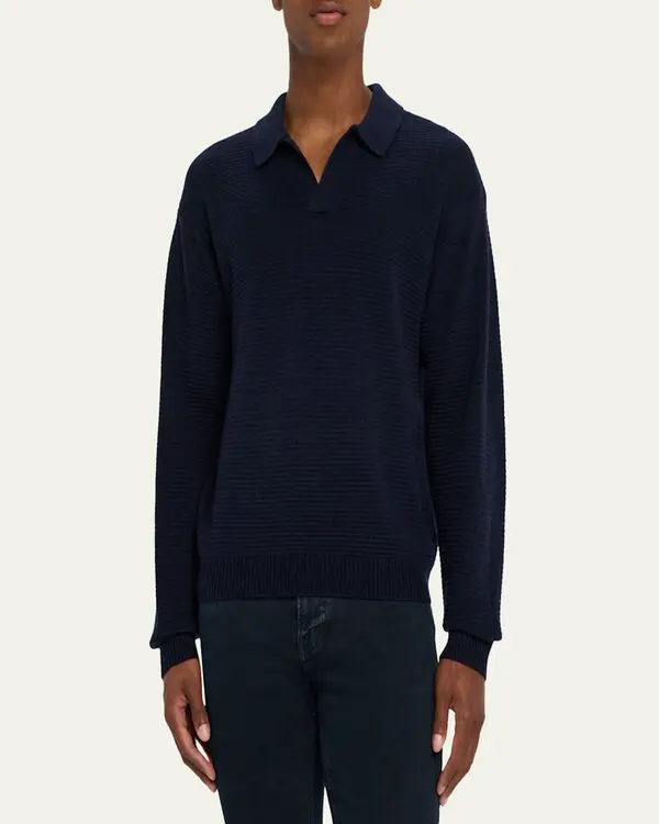 FRAME Knit Johnny Collar Sweater
