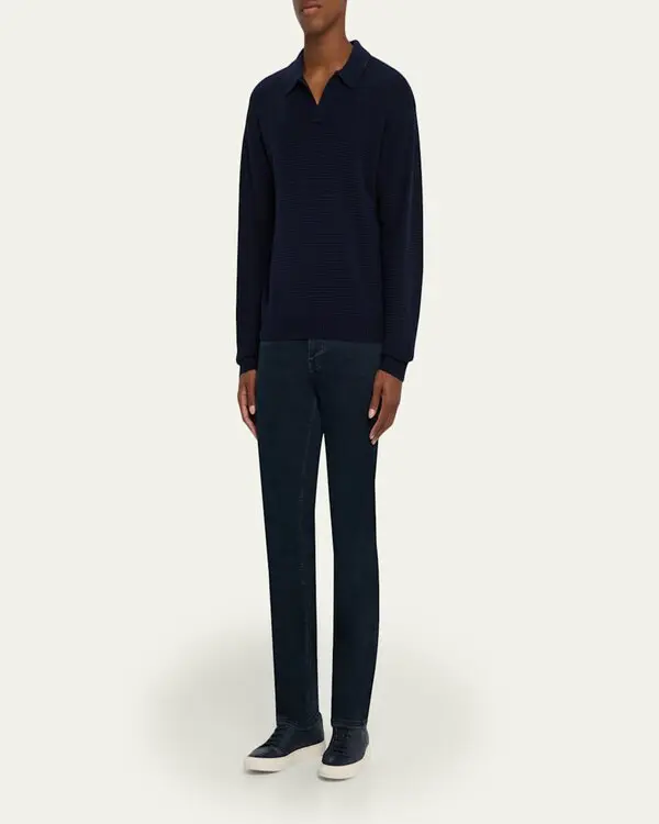 FRAME Knit Johnny Collar Sweater