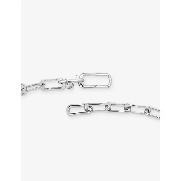 Monica Vinader Alta Mini Sterling- Chain Necklace - Silver