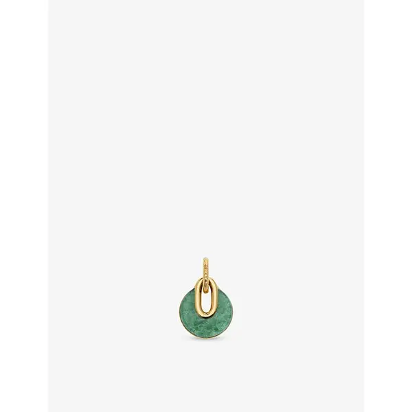 Monica Vinader Kate Young Aventurine Pendant - Green