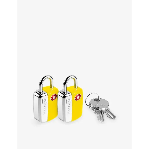 GO TRAVEL Key Lock Twin Padlocks Tsa - Yellow
