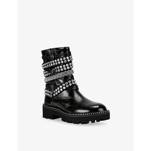 Kurt Geiger Multi-strap Leather Ankle Boots