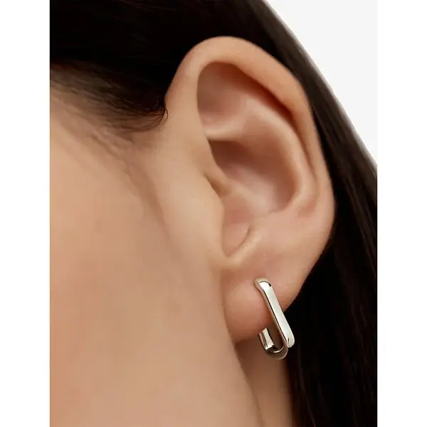 Monica Vinader Alta Capture Huggie Earrings