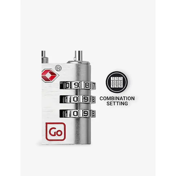 GO TRAVEL Classic Large Combi Padlock Tsa