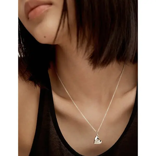 Monica Vinader Heart Sterling- Pendant Charm