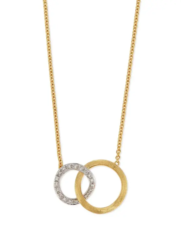 Marco Bicego Jaipur Diamond Link Necklace - Gold