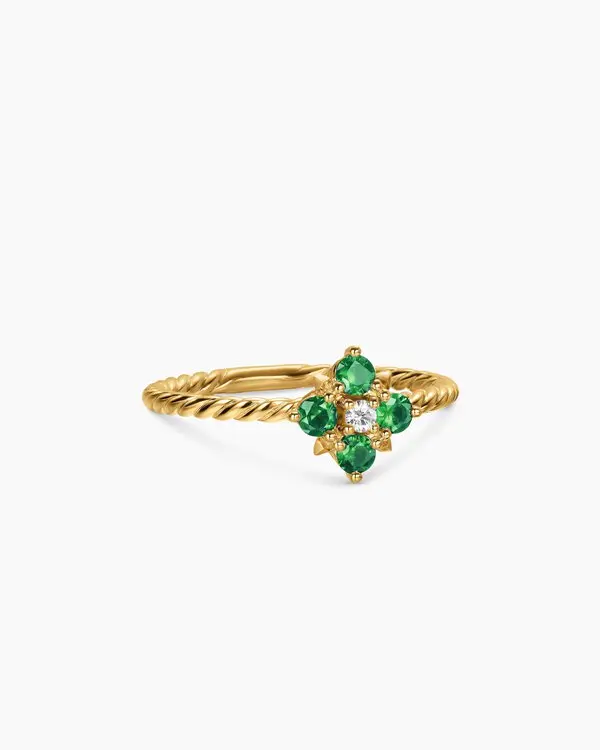 David Yurman Petite Modern Renaissance® Ring - Emerald