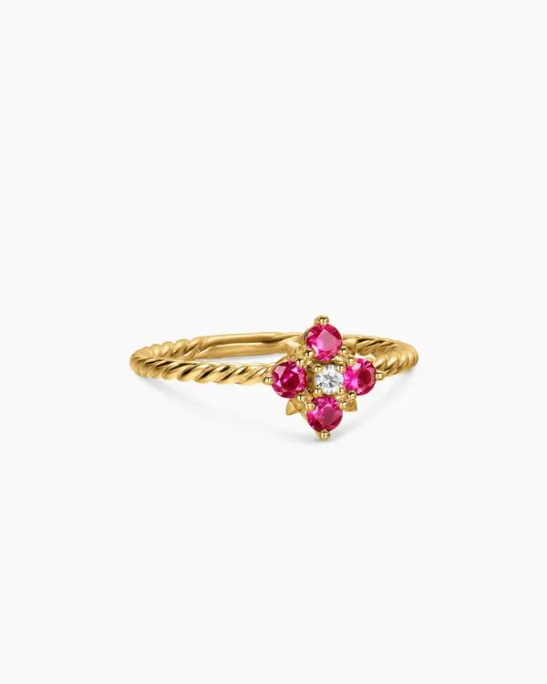 David Yurman Petite Modern Renaissance® Ring - Ruby
