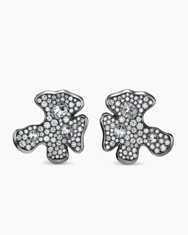 David Yurman Petals Stud Earrings - Diamond