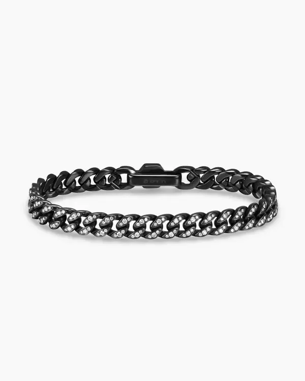 David Yurman Curb Chain Bracelet - Diamond