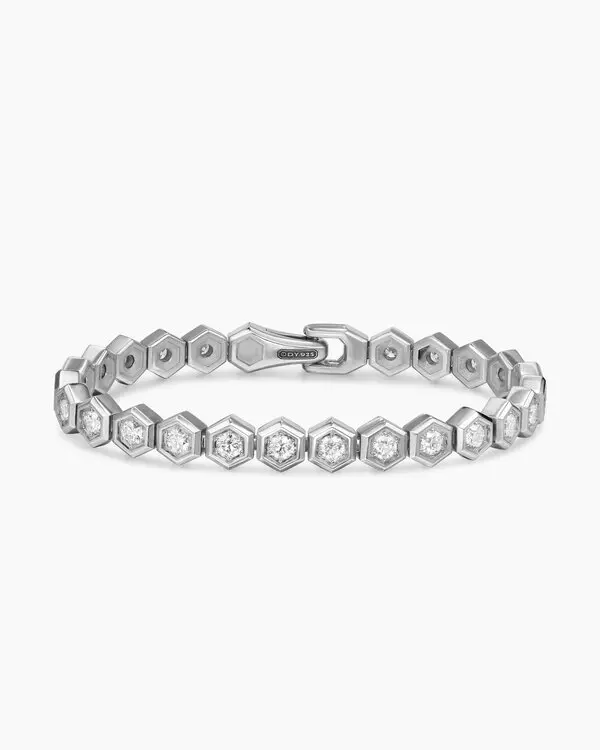 David Yurman Hex Pavé Tennis Bracelet - Diamond