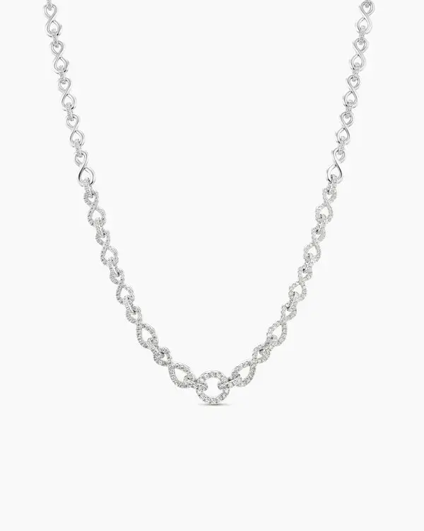 David Yurman Pavé Continuance Chain Necklace - Diamond