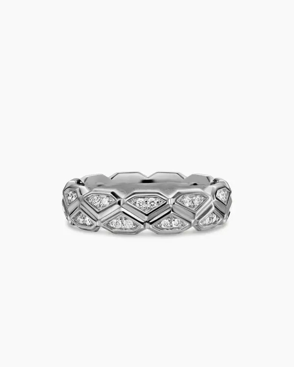 David Yurman Hex Band Ring - Diamond