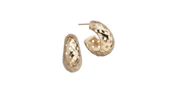 Jennifer Zeuner Jewelry Solora 1" Hoop Earrings - One-color