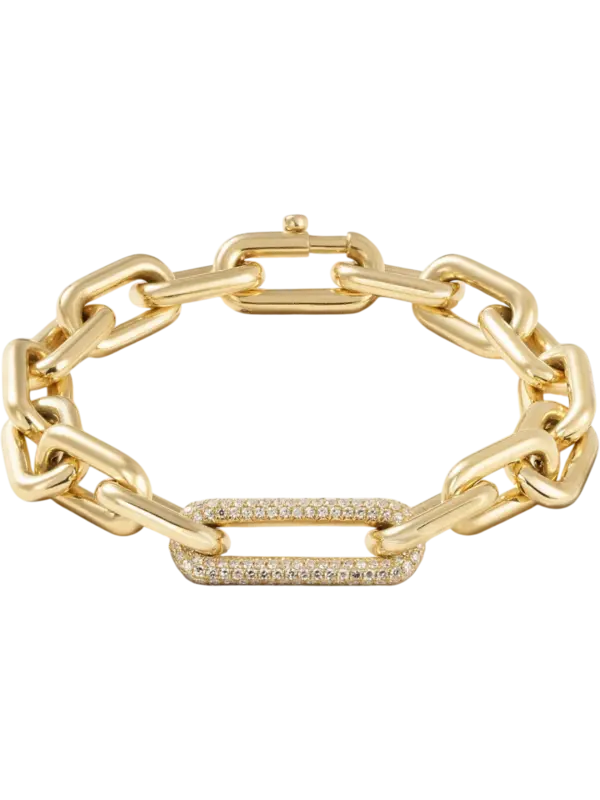 Shay 18-karat Diamond Link Bracelet - Gold