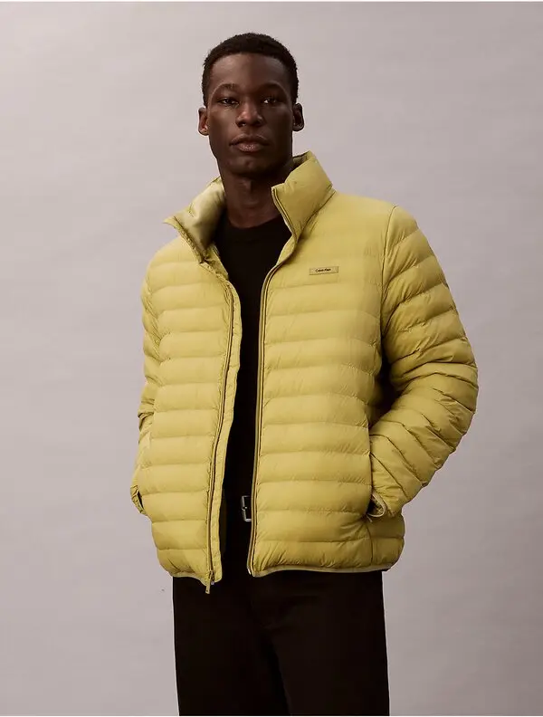 Calvin Klein Nylon Puffer Jacket - Cedar