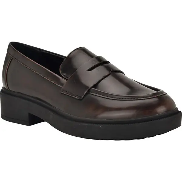 Calvin Klein Otinya Penny Loafer - Brown