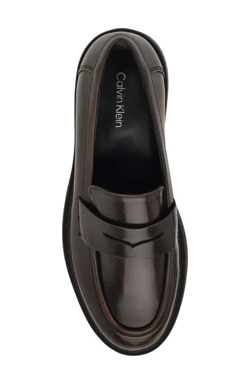Calvin Klein Otinya Penny Loafer - Brown