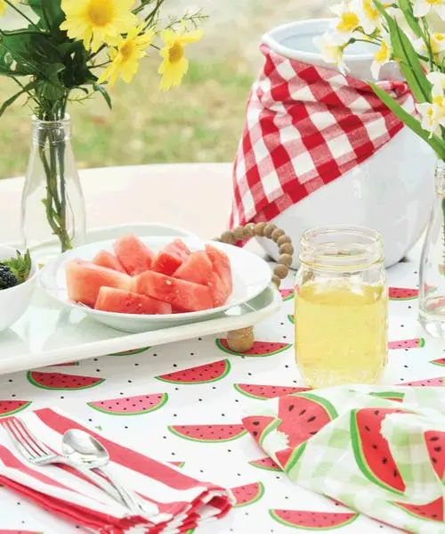 C&F HOME Watermelon Whimsy Table Runner 14" X 72