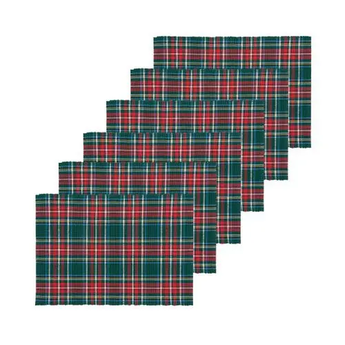 C&F HOME Weston Plaid Placemats Set 6