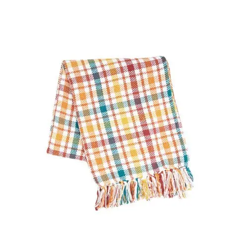 C&F HOME Fall Plaid Throws - Yellow