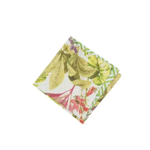 C&F HOME Moana Cotton Reversible Cloth Napkin Set Of 6 - Green