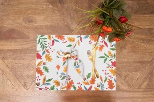C&F HOME Harvest Leaves Napkin Set Of 6