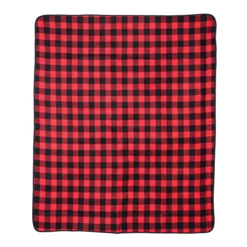 C&F HOME Buffalo Check Picnic 50" X 60" Throw Blanket - Red