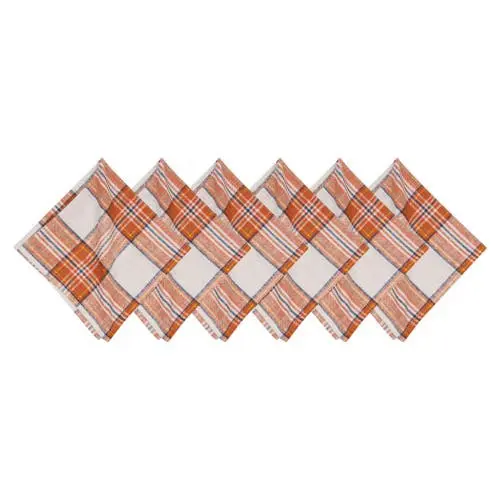 C&F HOME Gibson Plaid Napkins - Beige
