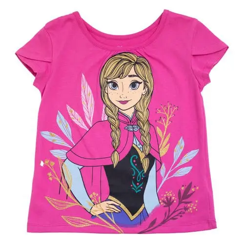 Disney T-shirt, Skirt, And Scrunchie Set - Princess Anna Pink Pink