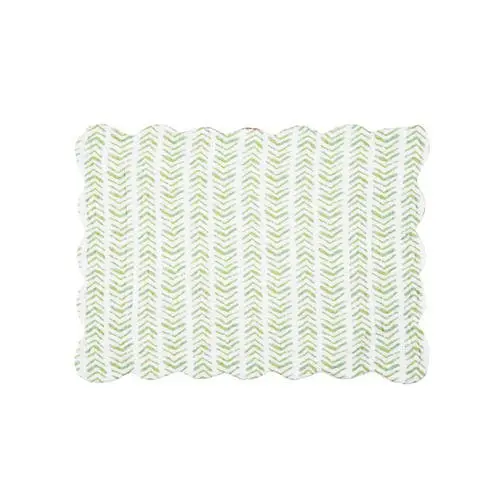 C&F HOME Clover Bug Watercolor Garden 100% Cotton Quilted Set Of 6 Placemats 13" X 19
