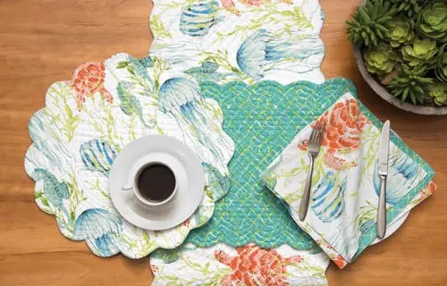 C&F HOME Paradise Sound Table Runner 14" X 72