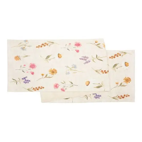 C&F HOME April Showers Table Runner - Brown