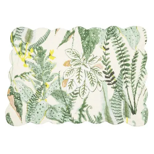 C&F HOME Parson Placemats Set Of 6 All Seasons Summer Spring Botanical