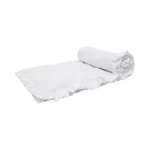 ELISABETH YORK Ishana Ivory Accent Throw Blanket - White