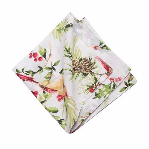 C&F HOME Ruby Cardinal Napkins