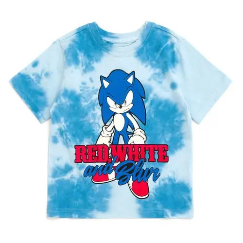 SEGA July 4th T-shirt - White/blue/ 4th Of July