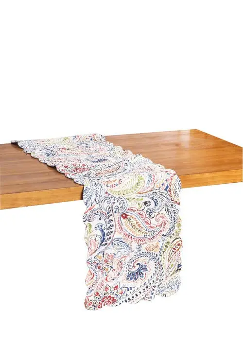 C&F HOME Payton Paisley Table Runner 14" X 51