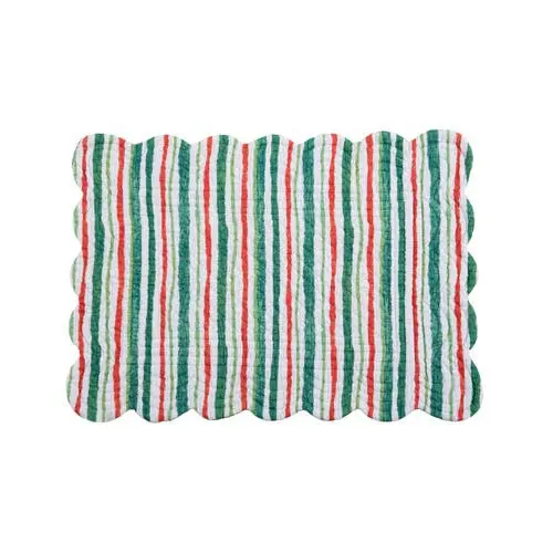 C&F HOME Delwyn Cardinal Placemats Set Of 6 13" X 19