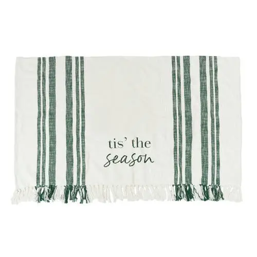 CAROL & FRANK Morgan Christmas Throw - Green