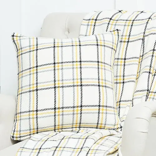 C&F HOME Honey Bee Plaid Throw